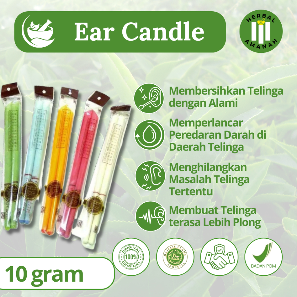 Jual Ear Candle Lilin Pembersih Telinga Earcandle Original Terapi ...