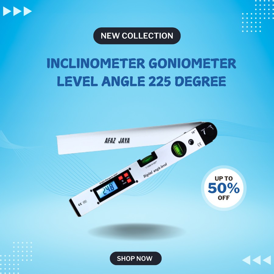 Jual Mistar Inclinometer Goniometer Digital Penggaris Pengukur Sudut | Shopee Indonesia