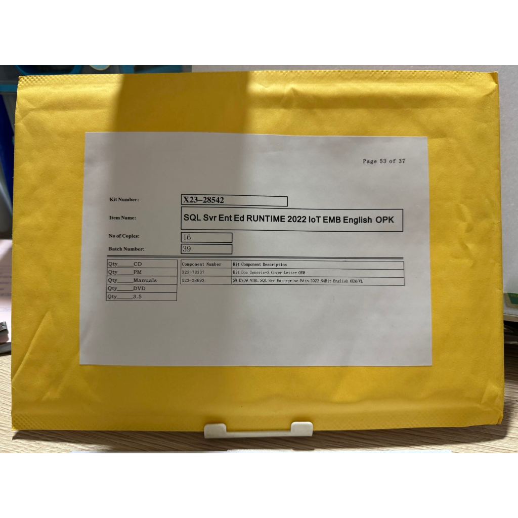 Jual SQL SERVER 2022 ENTERPRISE OLC 15 CORE ORIGINAL BERGARANSI AKTIFASI | Shopee Indonesia