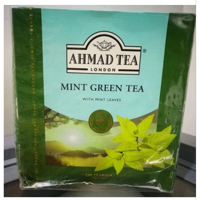 Jual Teh Ahmad isi 100 bags Ahmad Tea London Rasa Cardamom / Mint Green ...