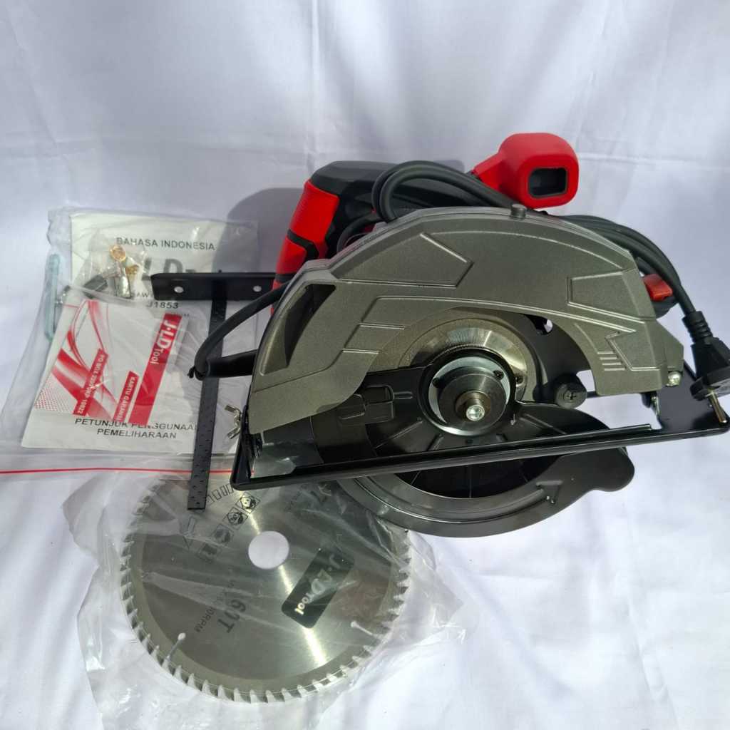 Jual JLD Circular Saw Gergaji Kayu Listrik 900W Circular Saw 7 Inch ...