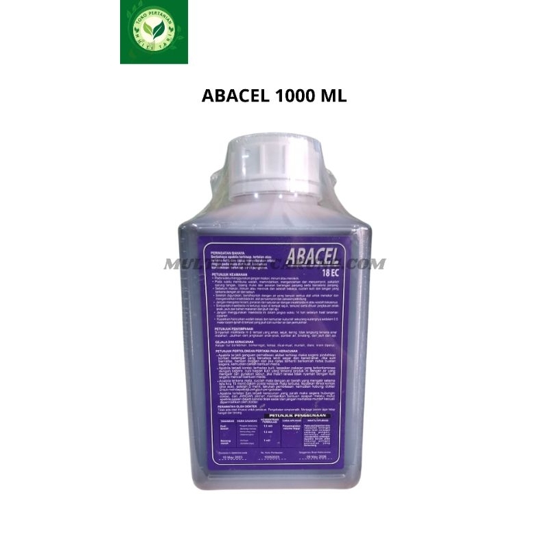 Jual INSEKTISIDA/PESTISIDA ABACEL 18EC KEMASAN BOTOL PABRIK 1 LITER ...