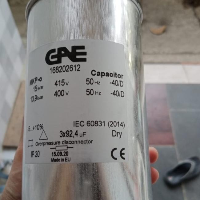 Jual Capacitor Bank MKPC 15kvar Kapasitor GAE 15 kvar 415V MKP-C 50hz | Shopee Indonesia