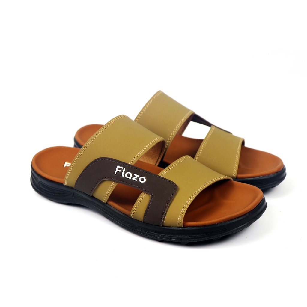 Jual Flazo Sandal Pria Slop Kasual Ringan Lentur Dan Empuk Fleksibel ...