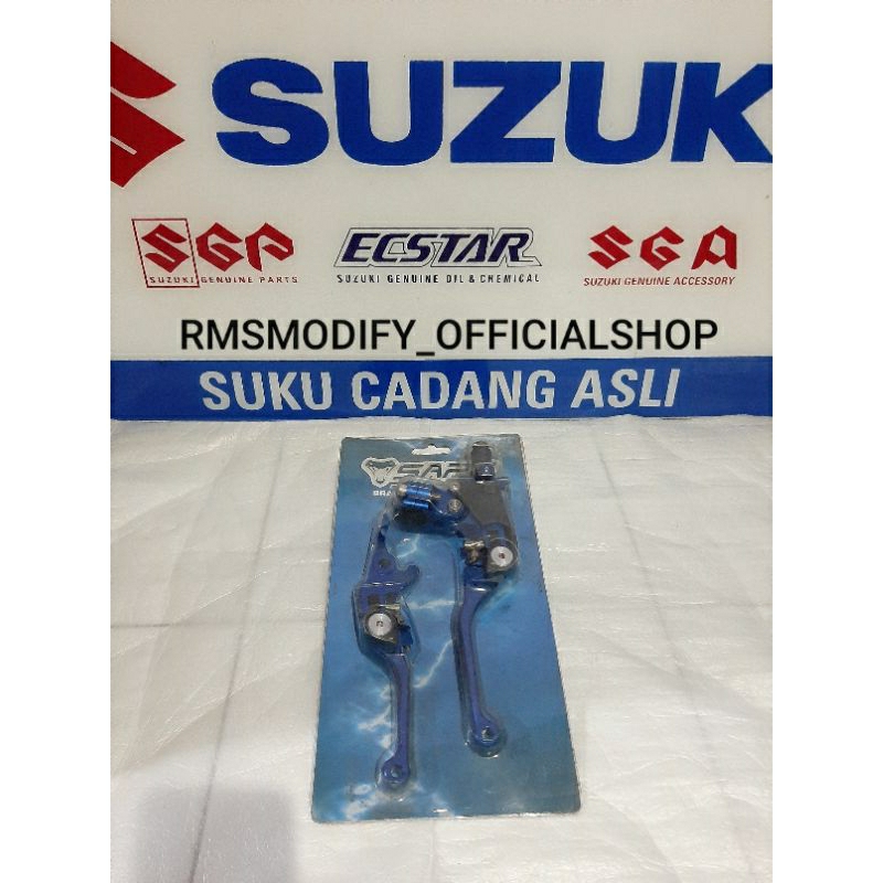 Jual HANDLE REM & KOPLING SHARP BIRU GSX 150 ORIGINAL ASSY HANDLE GSX ...