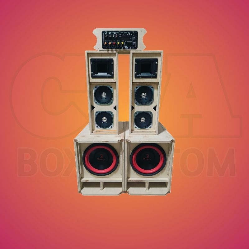 Jual PAKET BOX SR 4 Inch Double + Tweeter Siap Bunyi | Shopee Indonesia