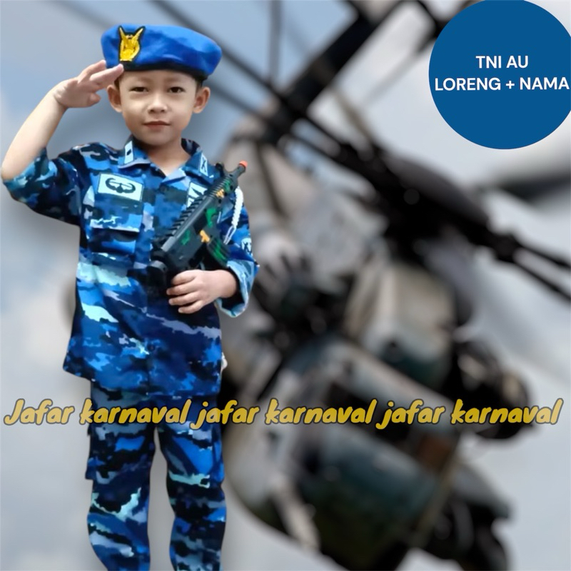 Jual BAJU TNI AURI LORENG ANAK // BAJU LORENG TNI AURI ANAK | Shopee ...
