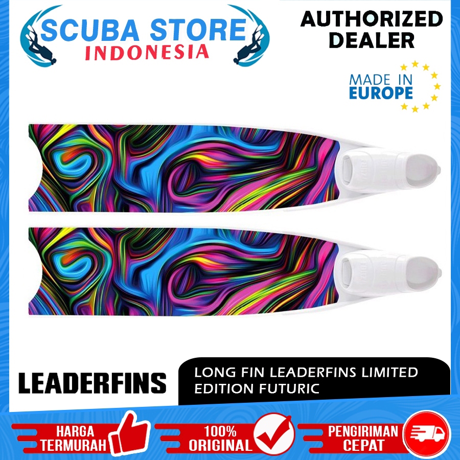 Jual Long Fin Leaderfins Limited Edition Futuric Pure Carbon Fiberglass ...