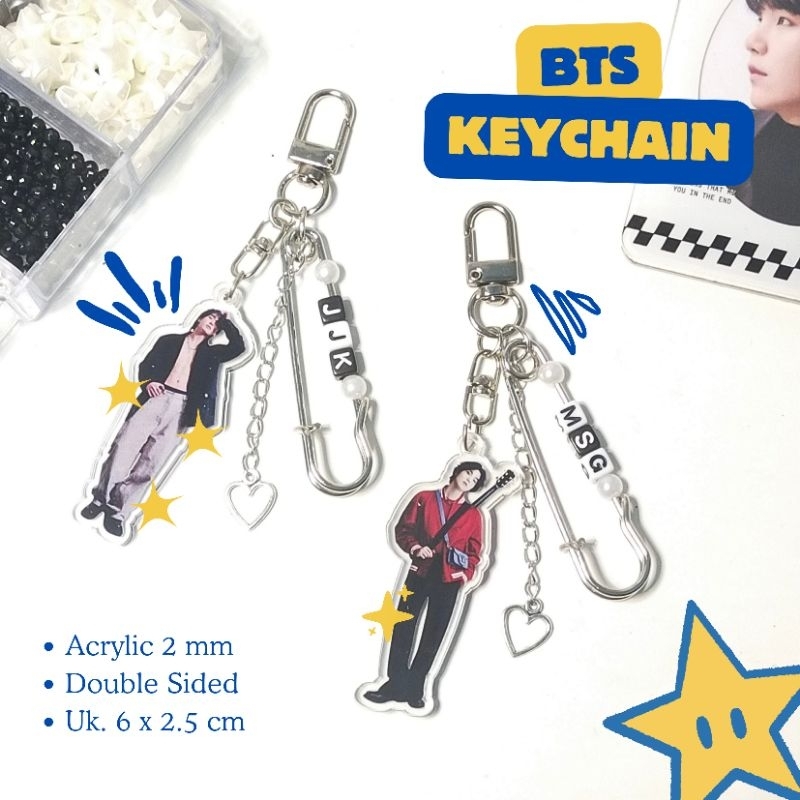 Jual [Ready Stock] Keychain BTS | Gantungan Kunci Kpop | JK Taehyung Jimin suga seokjin Namjoon ...