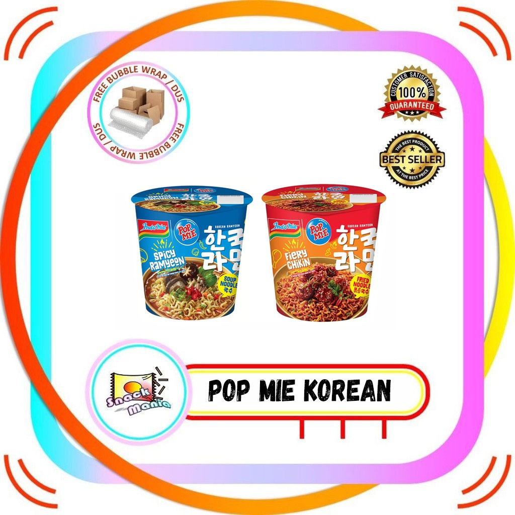 Jual Pop Mie Korean Spicy Soup Ramyeon | Fiery Chikin Fried Noodle CUP ~ 74 gr | Shopee Indonesia