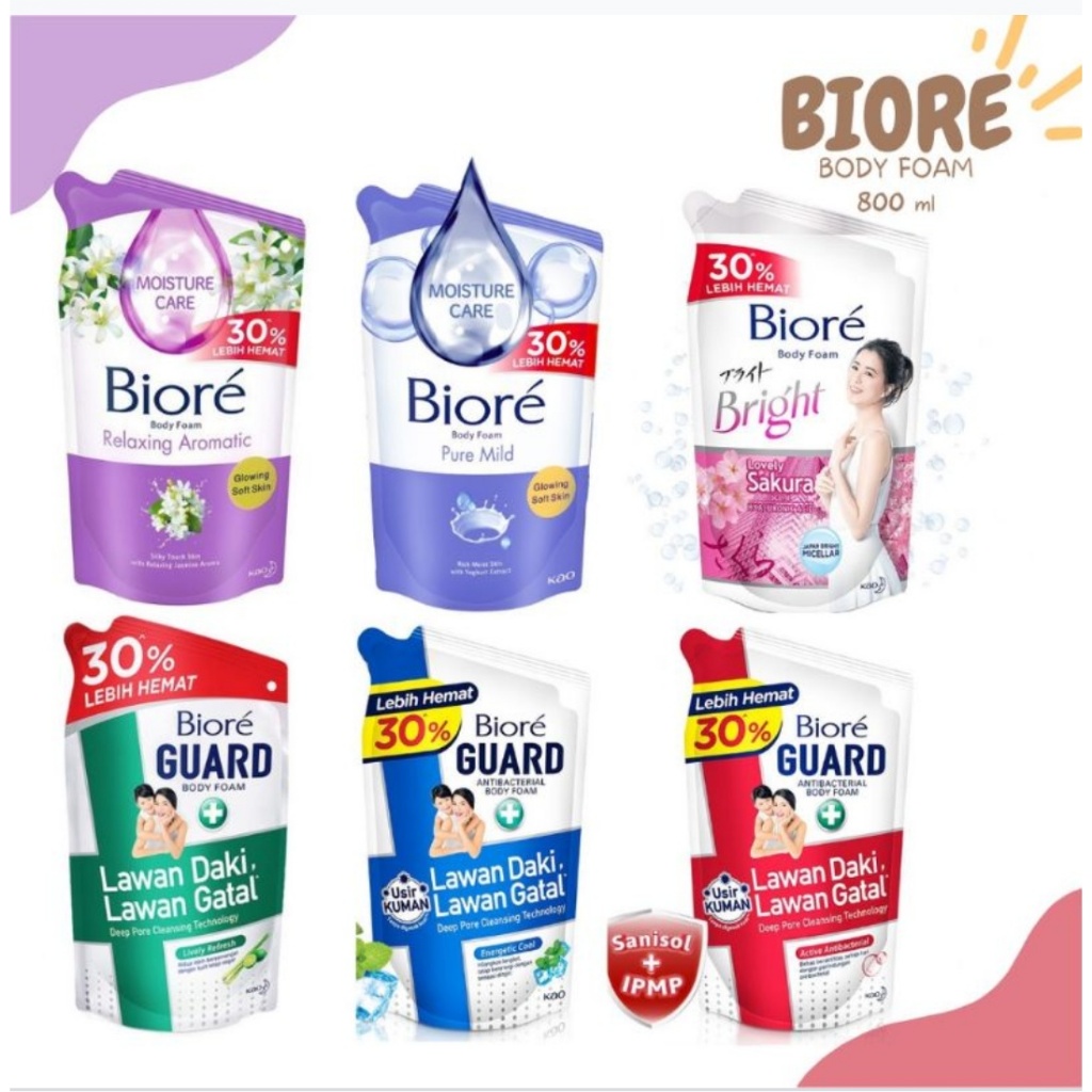Jual BIORE body wash 800 ml | Shopee Indonesia