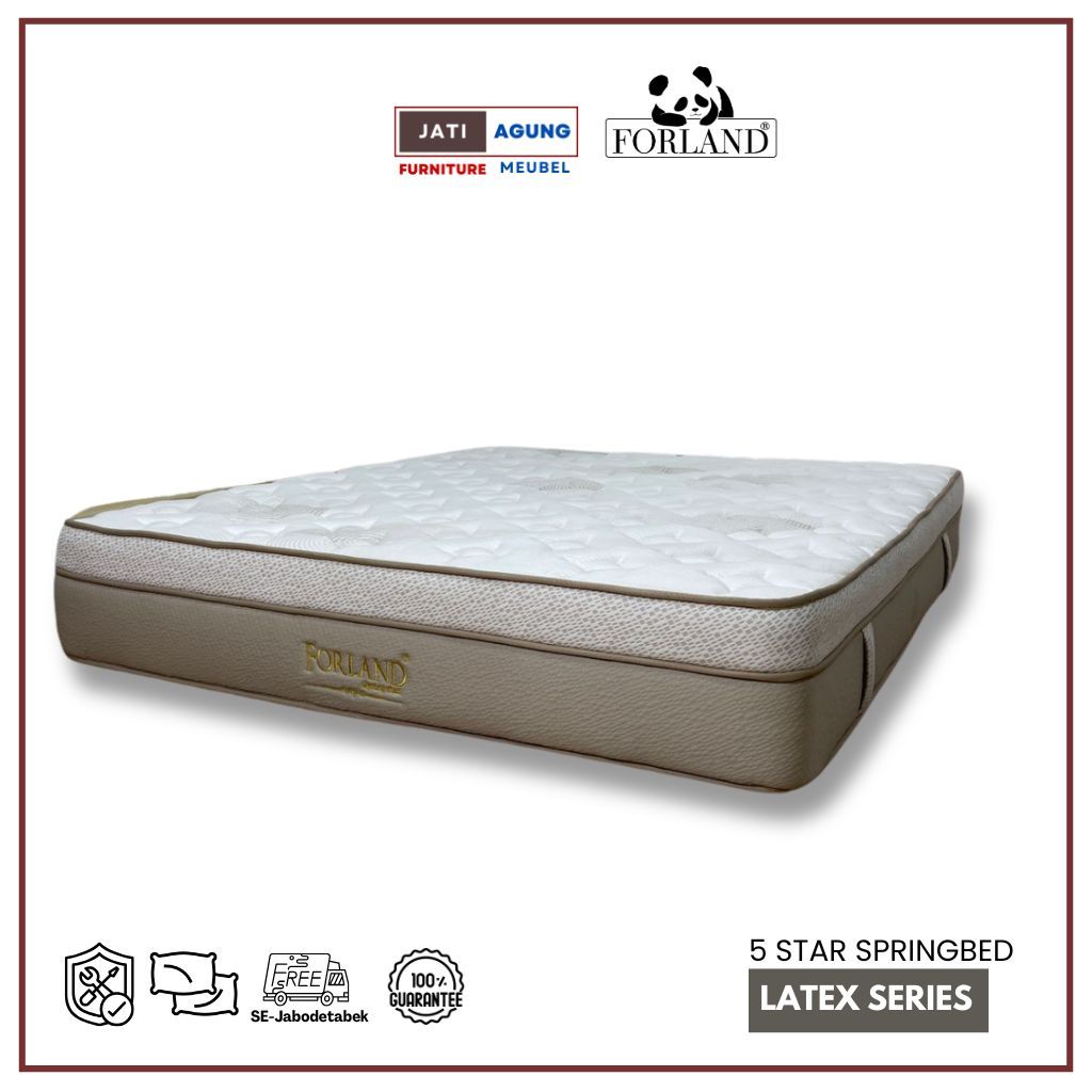 Jual Forland Springbed 5 Star Springbed Latex Pocket Spring Kasur Saja | Shopee Indonesia