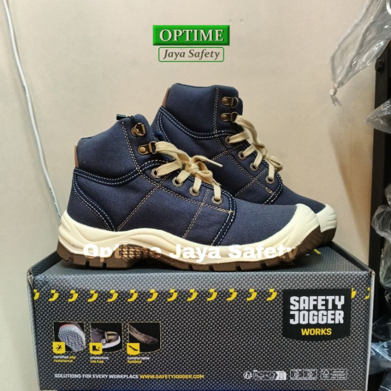 Jual Sepatu Safety Jogger Desert Warna Biru - Safety Shoes Jogger ...