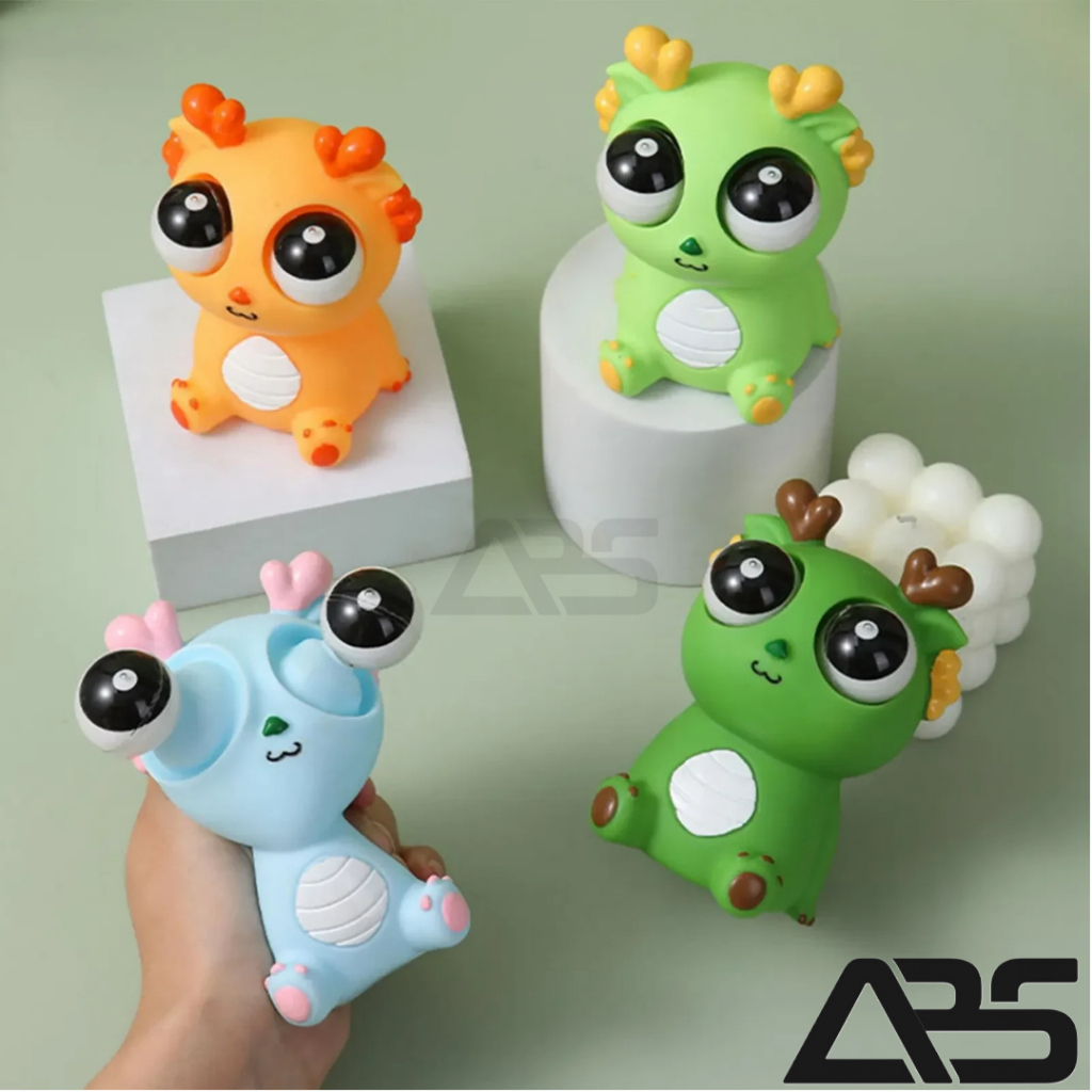Jual Mainan Squishy Jumbo Baby Dragon Mata Fidget Toy Pop It Penghilang ...