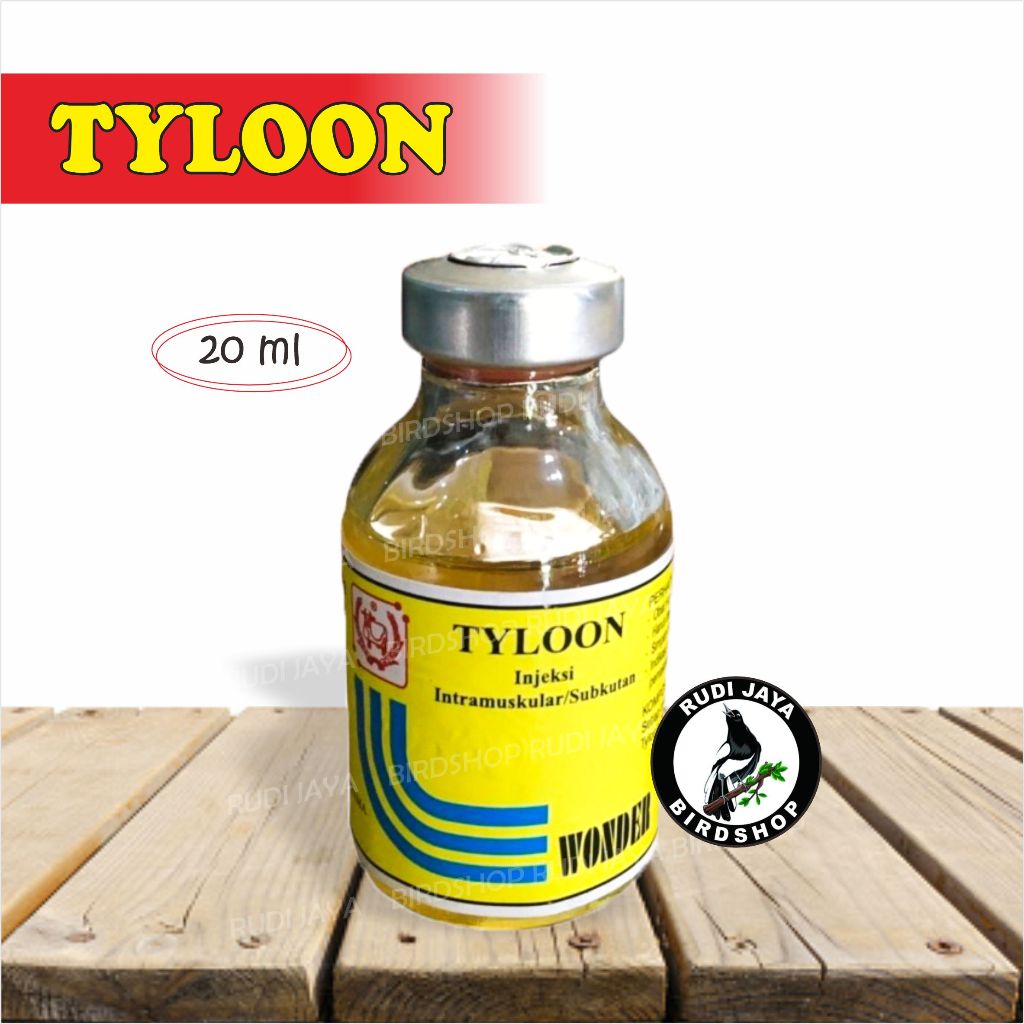 Jual TYLOON TYLON INJEKSI 20 ML WONDERINDO OBAT AYAM BEBEK SAKIT NGOROK ...