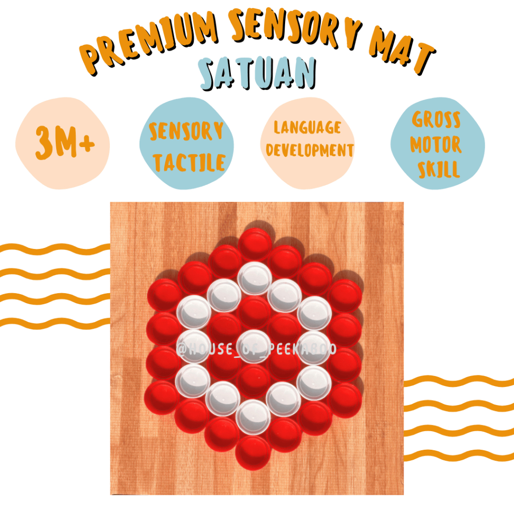 Jual House of Peekaboo - [SATUAN] Sensory mat playmat sensory karpet ...
