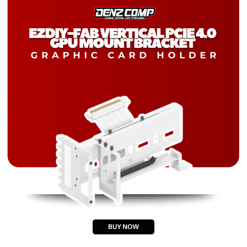 Jual EZDIY-FAB Vertical PCIe 4.0 GPU Mount Bracket Graphic Card Holder ...