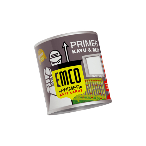 Jual TERMURAH! Emco Primer Kayu & Besi 1KG Cat Dasar Kayu Besi Anti Karat Anti Rayap | Shopee ...