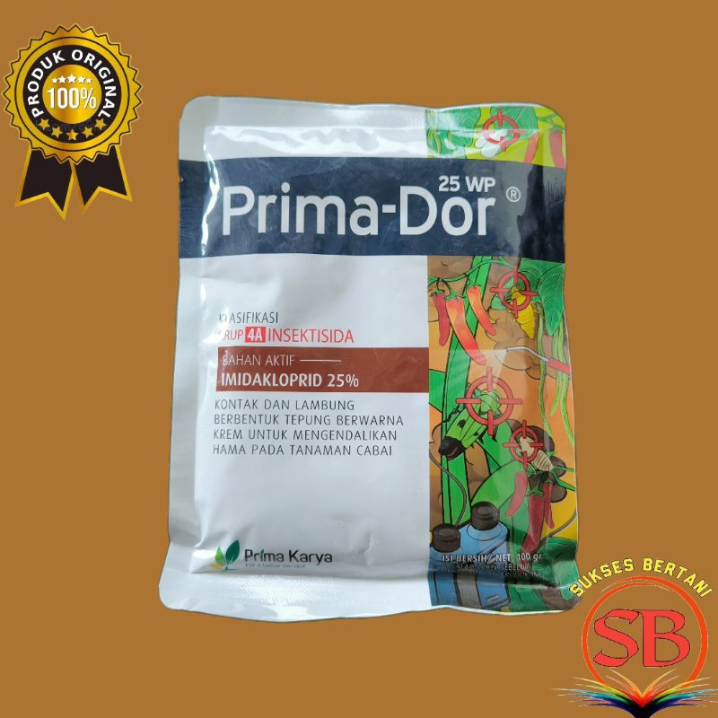 Jual INSEKTISIDA PRIMADOR 25 WP - 100 GRAM BAHAN AKTIF IMIDAKLOPRID 25 ...