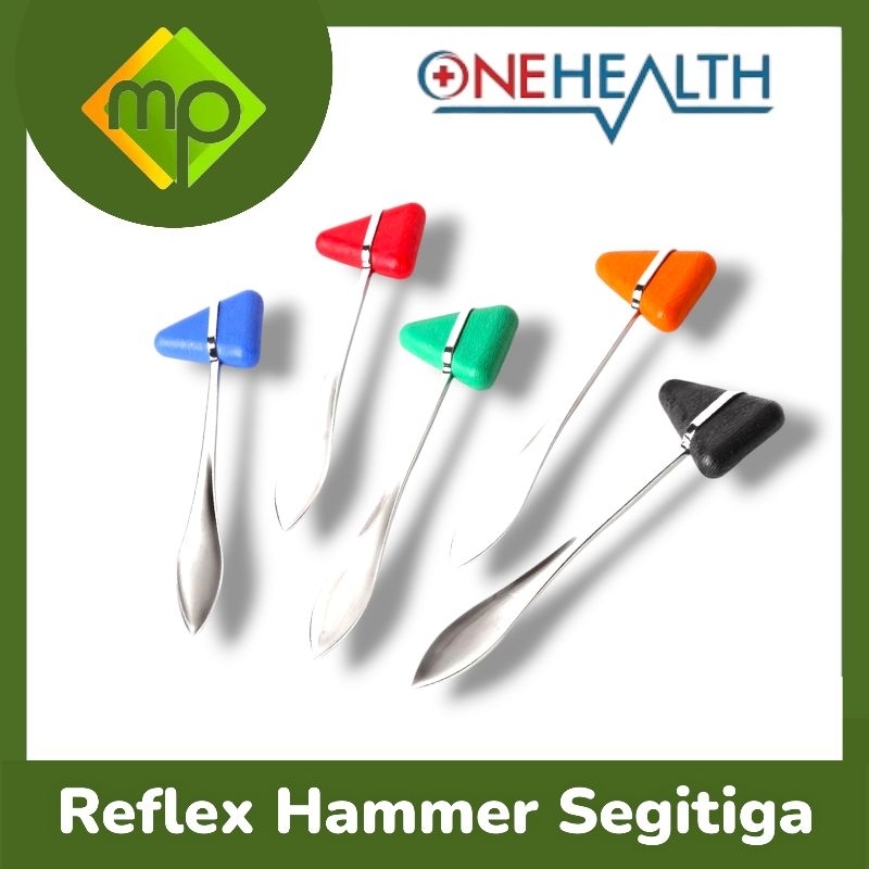 Jual OneHealth Reflex Hammer Segitiga Reflex Hammer OneHealt Palu ...