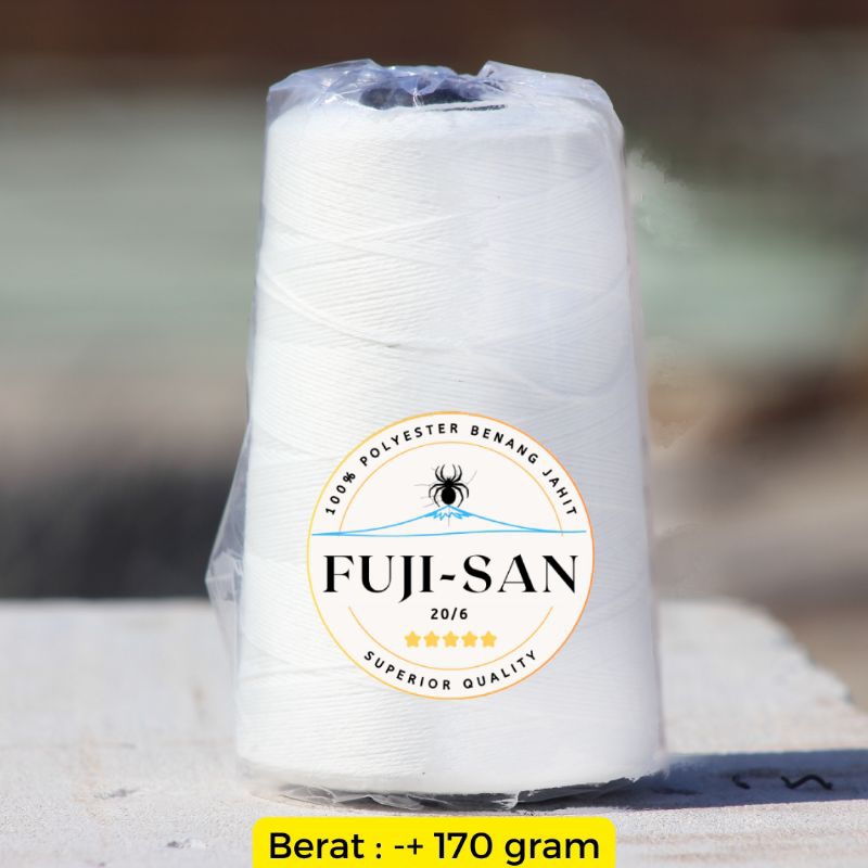 Jual Benang Jahit Karung Putih Bahan 100% Polyester (20/6) +/- 170gr ...