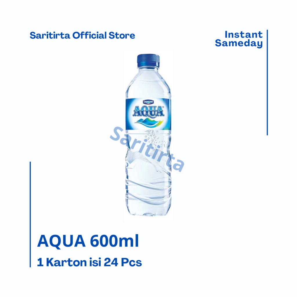 Jual AQUA Botol 600ml | Shopee Indonesia