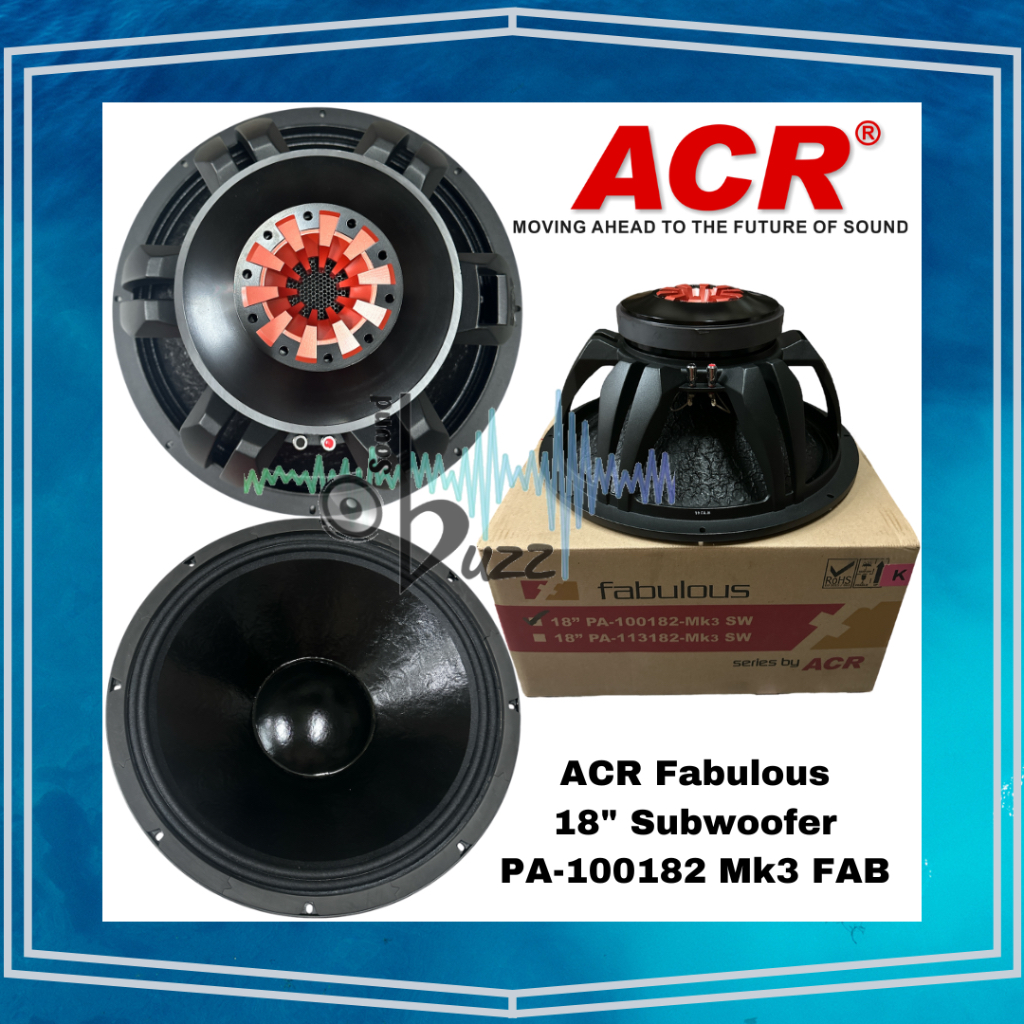 Jual Speaker 18 inch Fabulous Series by ACR 18" PA 100182 Mk3 FAB ...