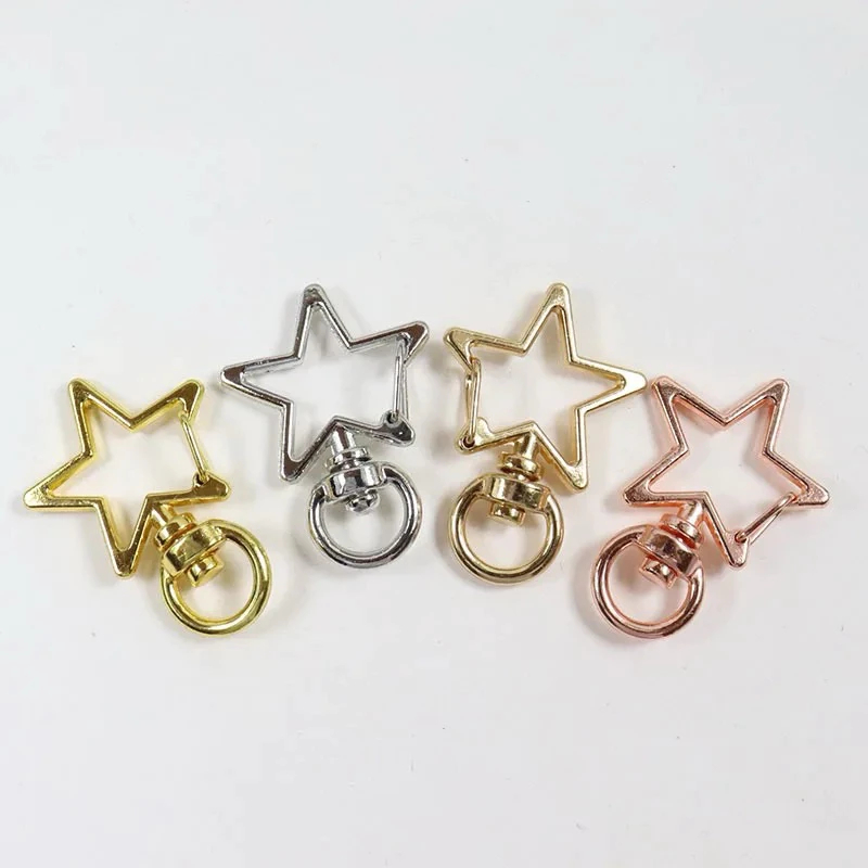Jual (Tambahan) Hook Clasp Keychain Star Love Clasp Lobster Ballchain ...