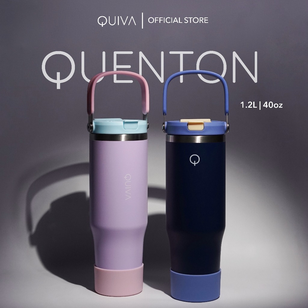 Jual QUIVA Tumbler Vacuum Flask 1.2L / 40oz - Quenton - Stainless Steel ...
