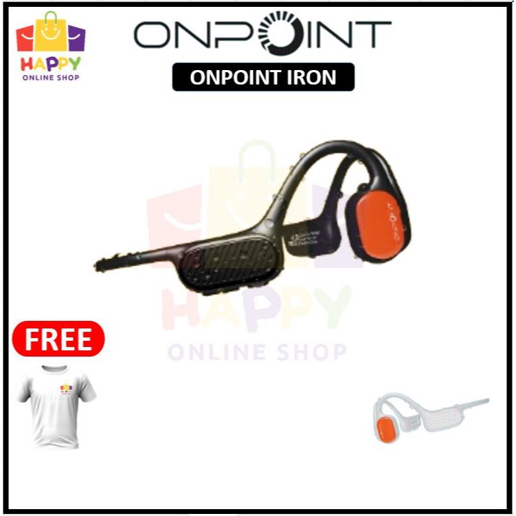 Jual ONPOINT Iron Open Ear Bone Conduction Headphone | Shopee Indonesia