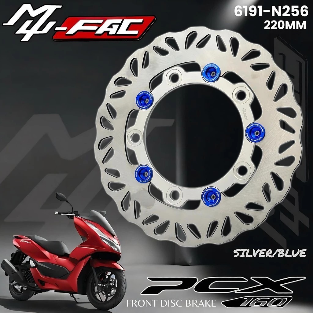 Jual CAKRAM Depan PCX 160 MUFAC N256 Floating Disc Brake Ukuran 220mm ...