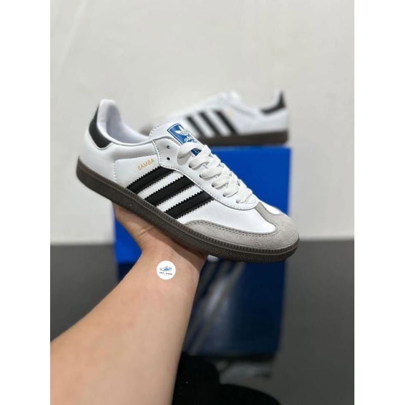 Jual Sepatu Samba White Black BNIB | Shopee Indonesia