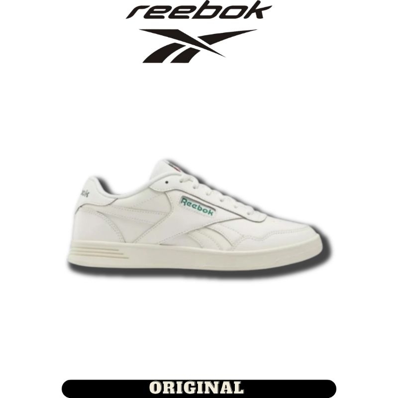 Jual Sepatu Reebok Court Advance Chalk Dark Green Unisex ( 100010620 ...