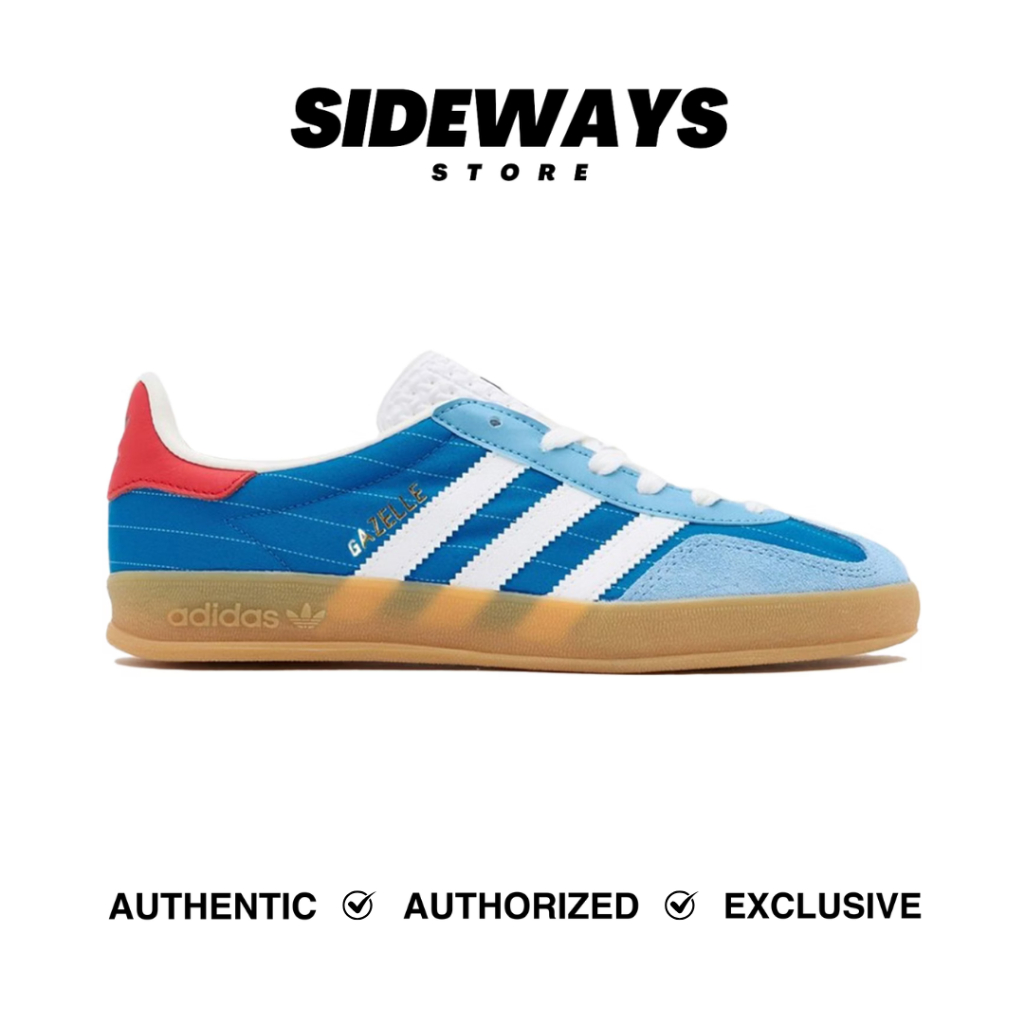 Jual Adidas Gazelle Indoor Olympic Bright Blue (IF9643) | Shopee Indonesia