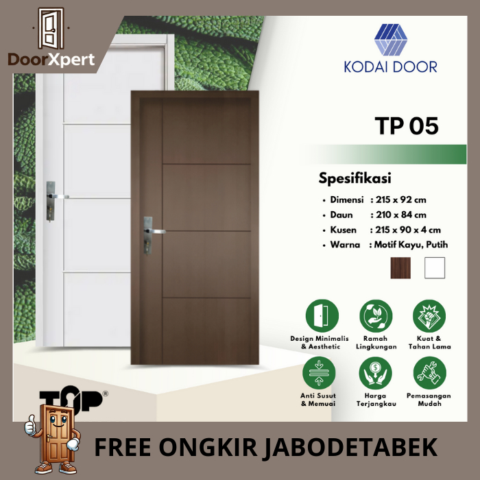Jual Pintu Ruangan | Pintu Engineering Door KODAI TP05 - 90x215 | Shopee Indonesia