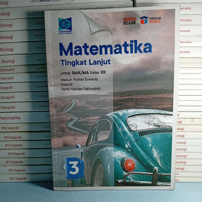 Jual Buku Original Matematika Tingkat Lanjut,untuk SMA/MA Kelas XII,MERDEKA BELAJAR,KURIKULUM ...