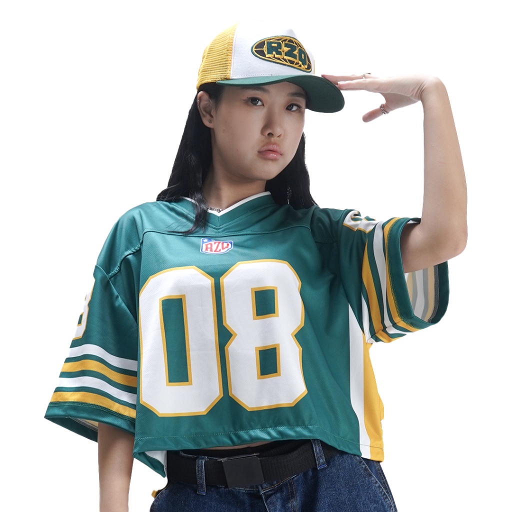 Jual RZQ / 08 / CROP SERIES / Jersey / Oversize / Streetwear / Retro ...