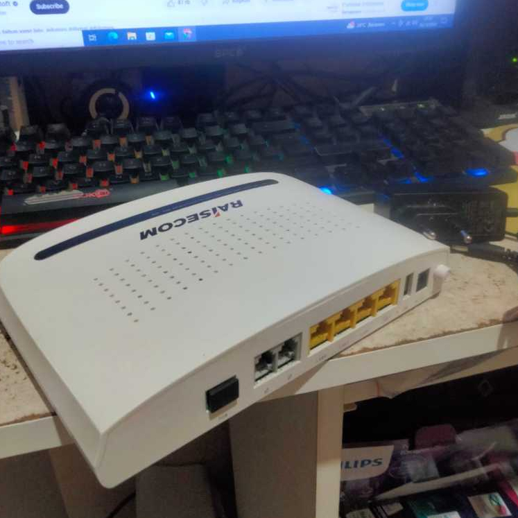 Jual Raisecom HT803G-W-XX GPON ONU + ADAPTOR SECOND MULUS | Shopee ...