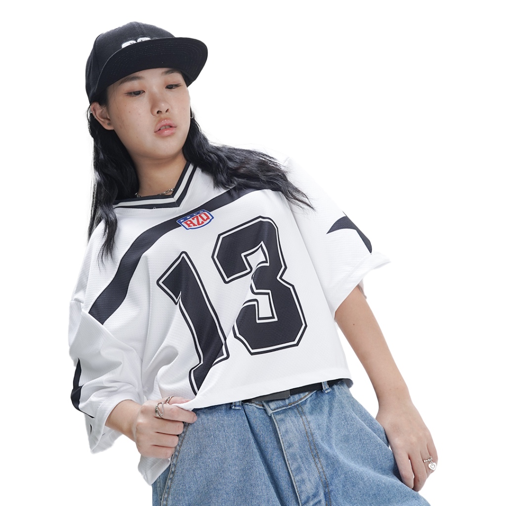 Jual RZQ / 13 / CROP SERIES / Jersey / Oversize / Streetwear / Retro ...