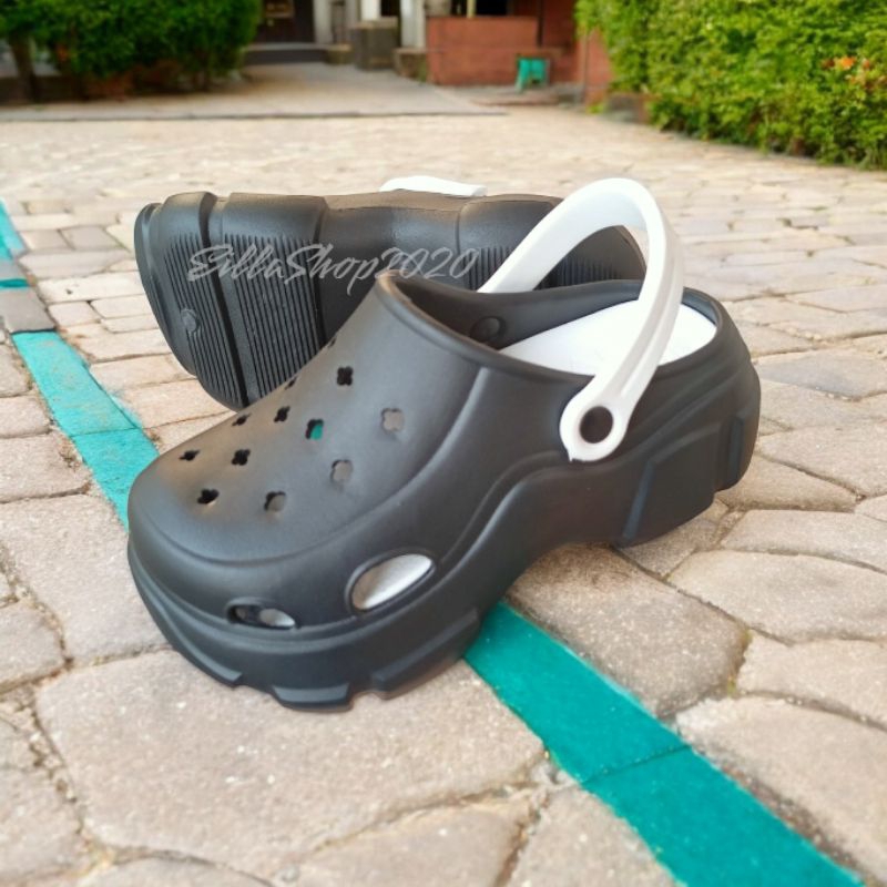 Jual Sandal Wanita Sendal Baim Tebal 8cm Bahan Ringan Model Viral ...