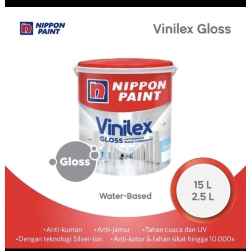 Jual Nippon Paint-Cat Vinilex-Vinilex Gloss-Cat Anti Kuman Nippon Paint ...