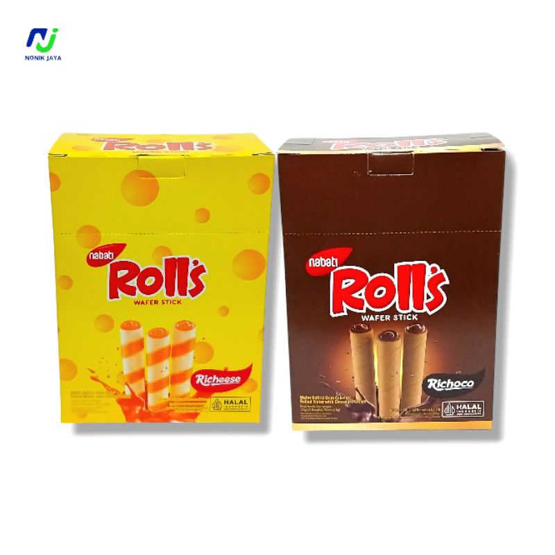 Jual Nabati Roll Wafer Stick Box Isi 20 Pcs@6g | Shopee Indonesia