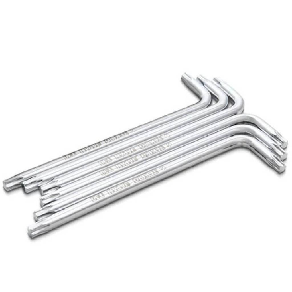 Jual TEKIRO KUNCI L BINTANG T25 T40 T50 /CR.V Kunci L Bintang Torq Key ...