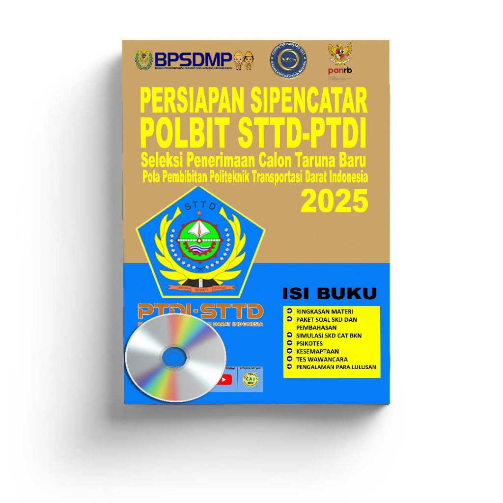 Jual BUKU PANDUAN DAN PERSIAPAN SIPENCATAR PTDI STTD POLBIT POLA ...