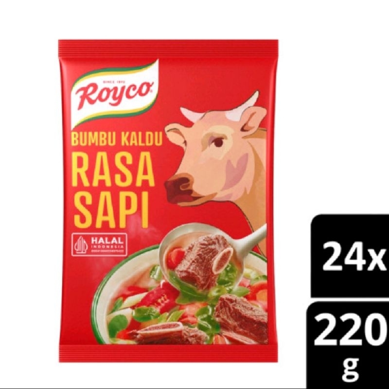 Jual Royco Bumbu Kaldu Penyedap Rasa Sapi 220 gr x 24 (1 KARTON ...