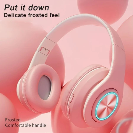 Jual Headset Headphone bluetooth Led Cat ear Wireless gaming model ...