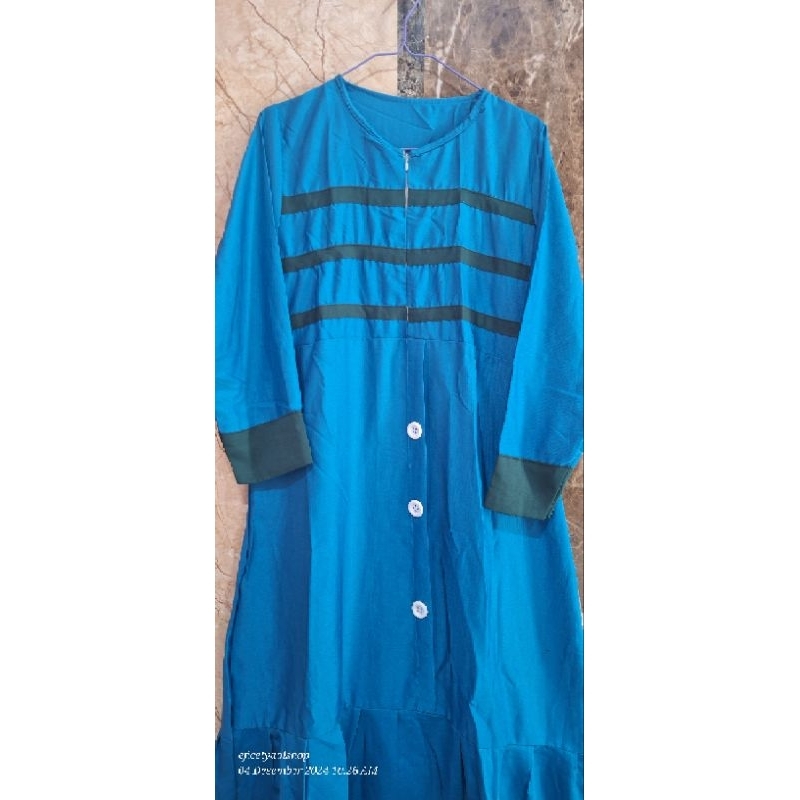 Jual GAMIS BALETOLI RENDA SUSUN BIRU TOSCA | Shopee Indonesia
