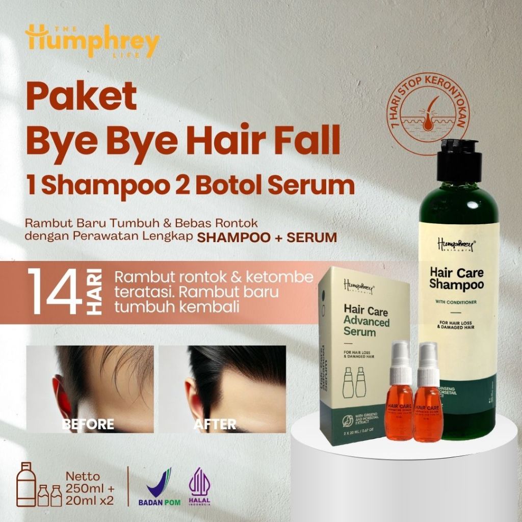 Jual Paket Haircare "Bye Bye Hair Fall" Perawatan Rambut Rontok (1 ...