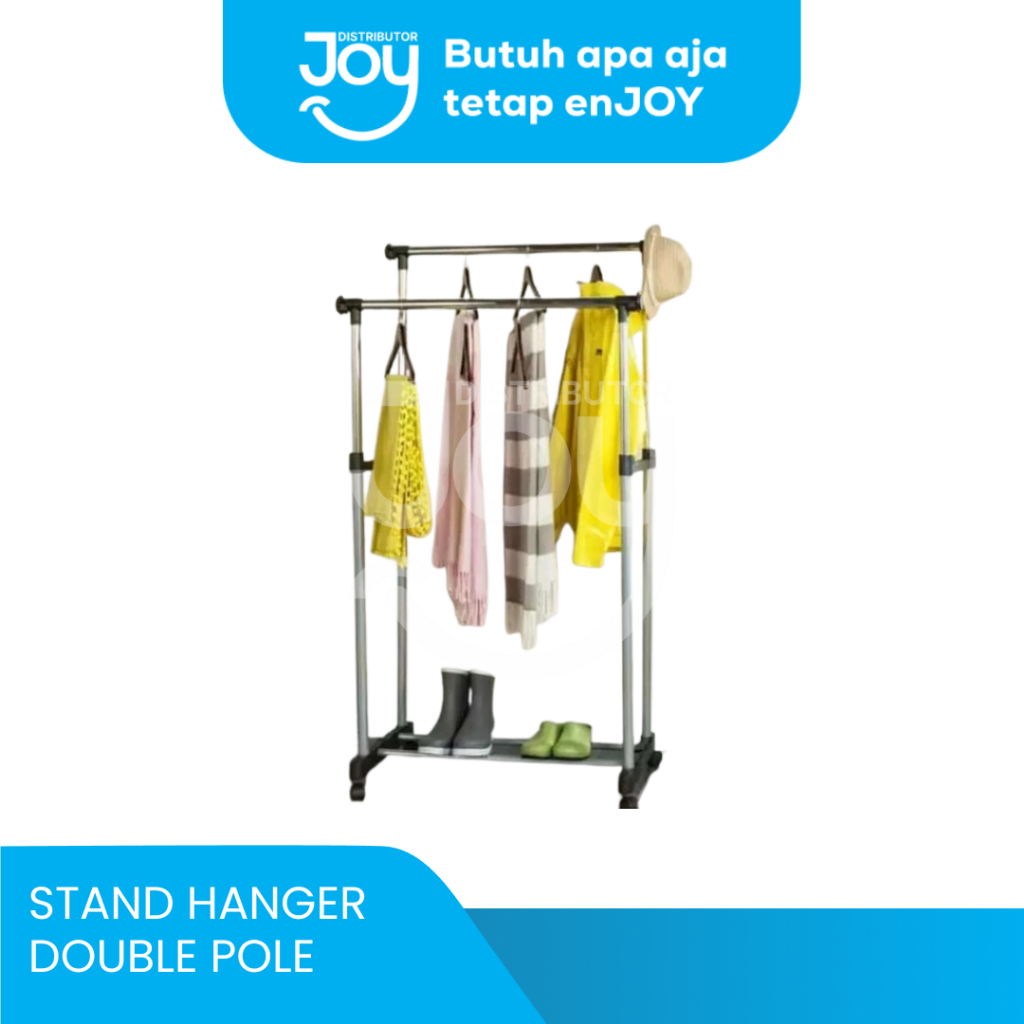 Jual (JOY) STAND HANGER Double Pole | Shopee Indonesia