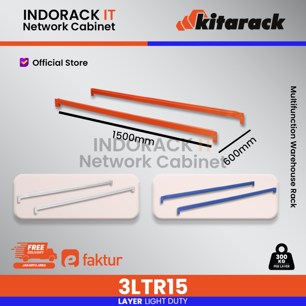 Jual KITARACK Tire Rack 3LTR15 Layer Rak Ban Motor Mobil 300KG Rak Besi ...